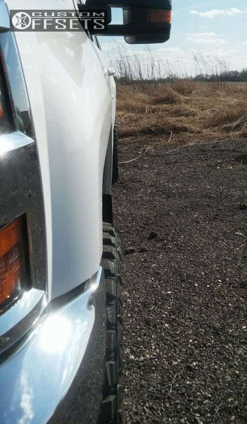 2015 Chevrolet Silverado 2500 HD with 17x8 0 American Racing ATX Ledge ...