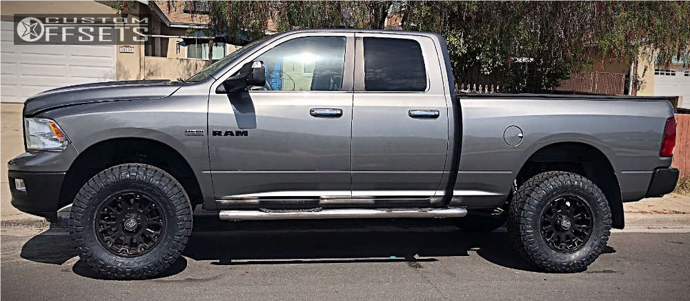 2010 Dodge Ram 1500 with 18x9 0 XD Misfit and 325/65R18 Nitto Ridge ...