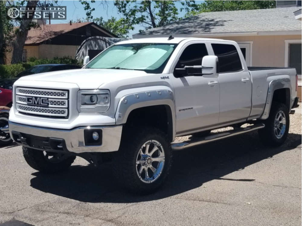 2014 GMC Sierra 1500 with 20x9 0 American Racing ATX Ledge and 35/12 ...