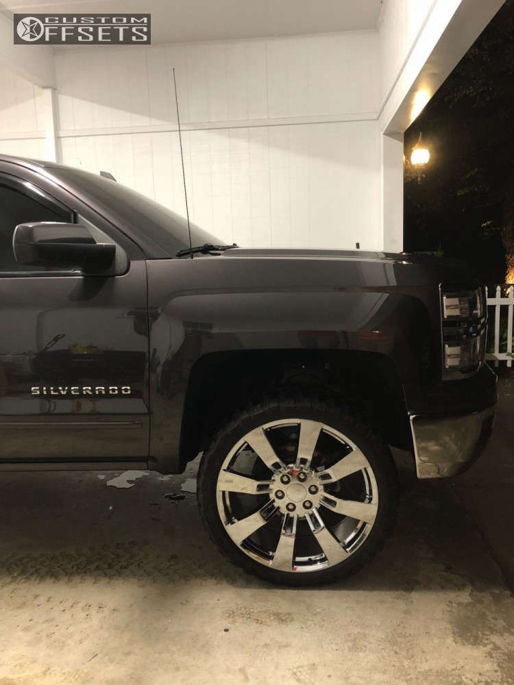 2015 Chevrolet Silverado 1500 with 24x10 31 OE Performance 144 and 33/ ...