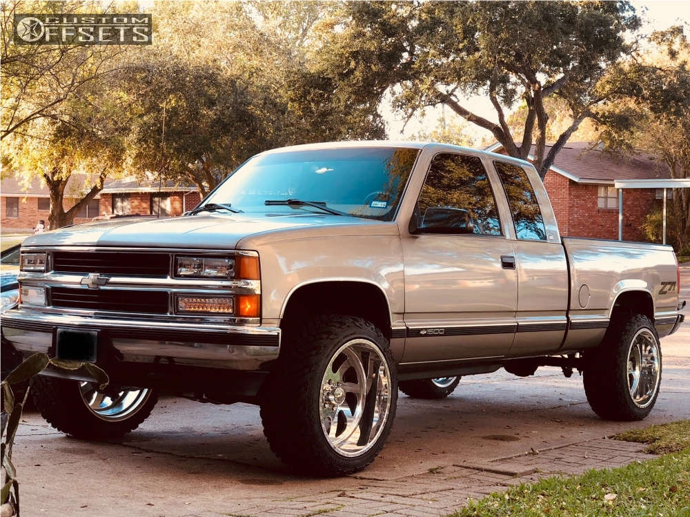 1998 Chevrolet K1500 with 22x12 -40 American Force Blade SS and 33/11 ...