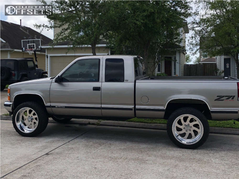 1998 Chevrolet K1500 with 22x12 -40 American Force Blade SS and 33/11 ...