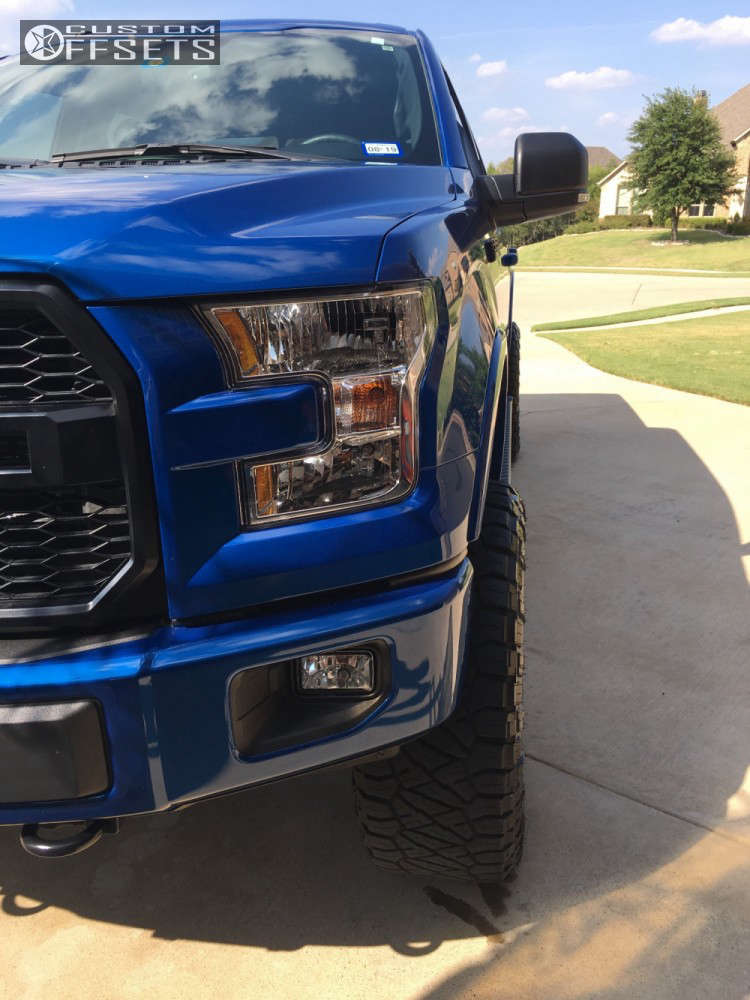 2017 Ford F-150 with 20x10 -12 Fuel Coupler and 35/12.5R20 Nitto Ridge ...