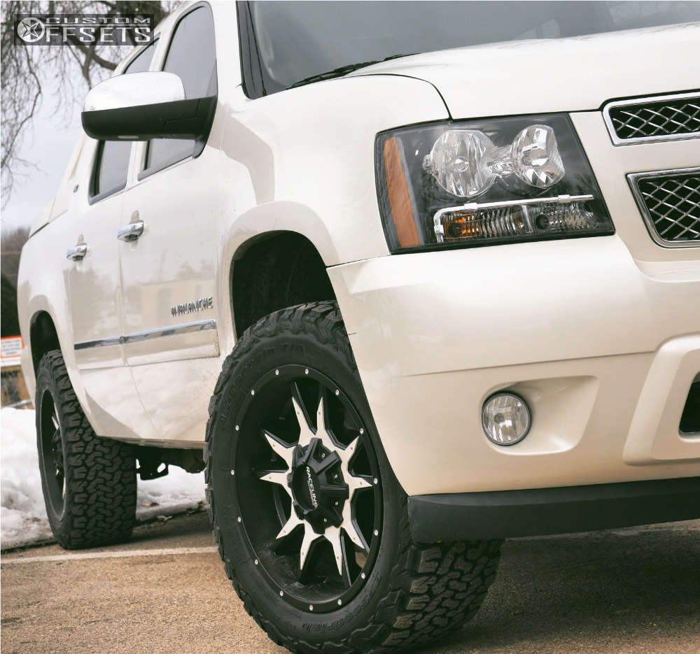 2012 Chevrolet Avalanche with 20x9 -12 Raceline Cobra and 275/55R20 ...