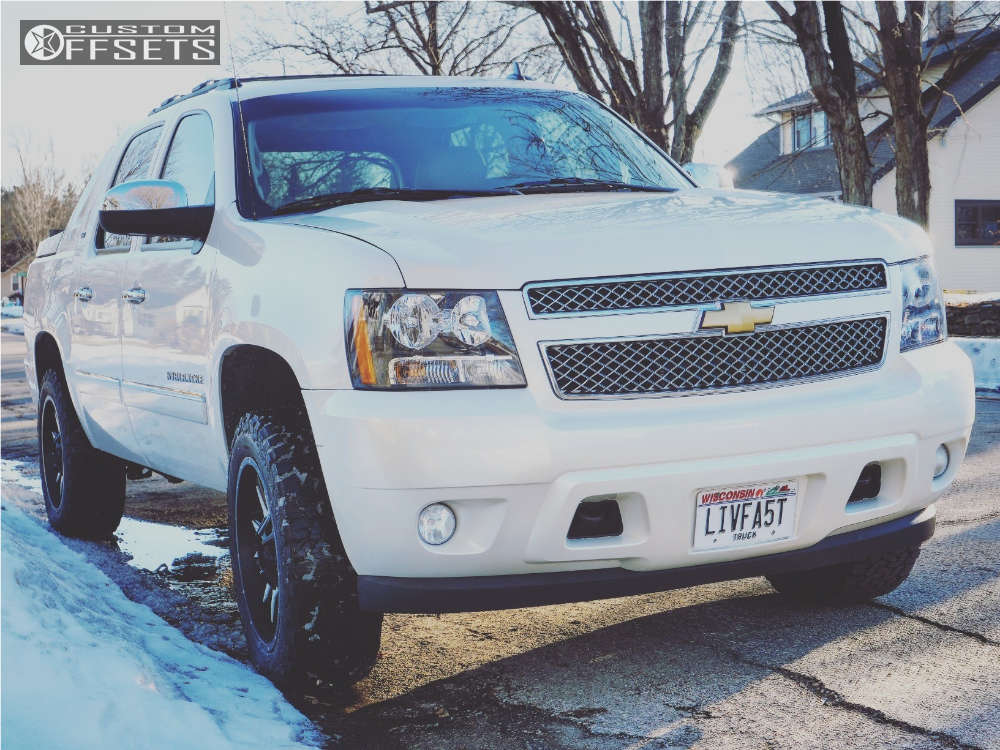 2012 Chevrolet Avalanche with 20x9 -12 Raceline Cobra and 275/55R20 ...