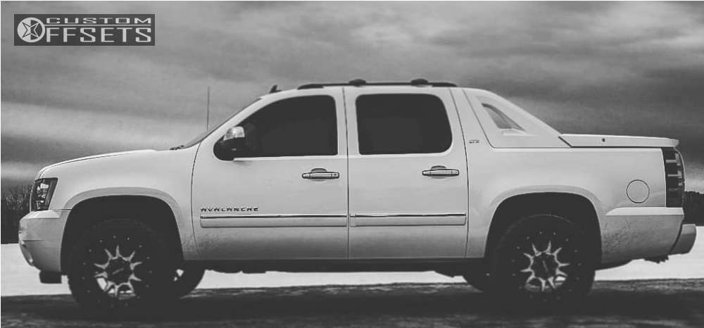 2012 Chevrolet Avalanche with 20x9 -12 Raceline Cobra and 275/55R20 ...