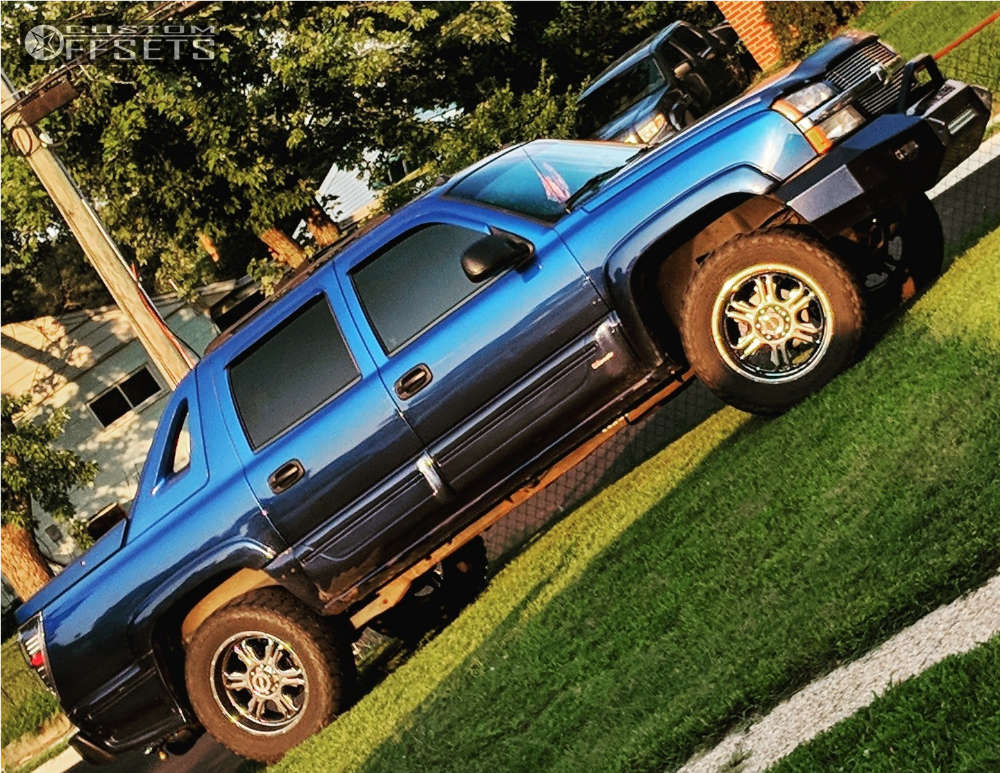2004 Chevrolet Avalanche 1500 with 20x9 0 Vision Rage and 35/12.5R20 ...