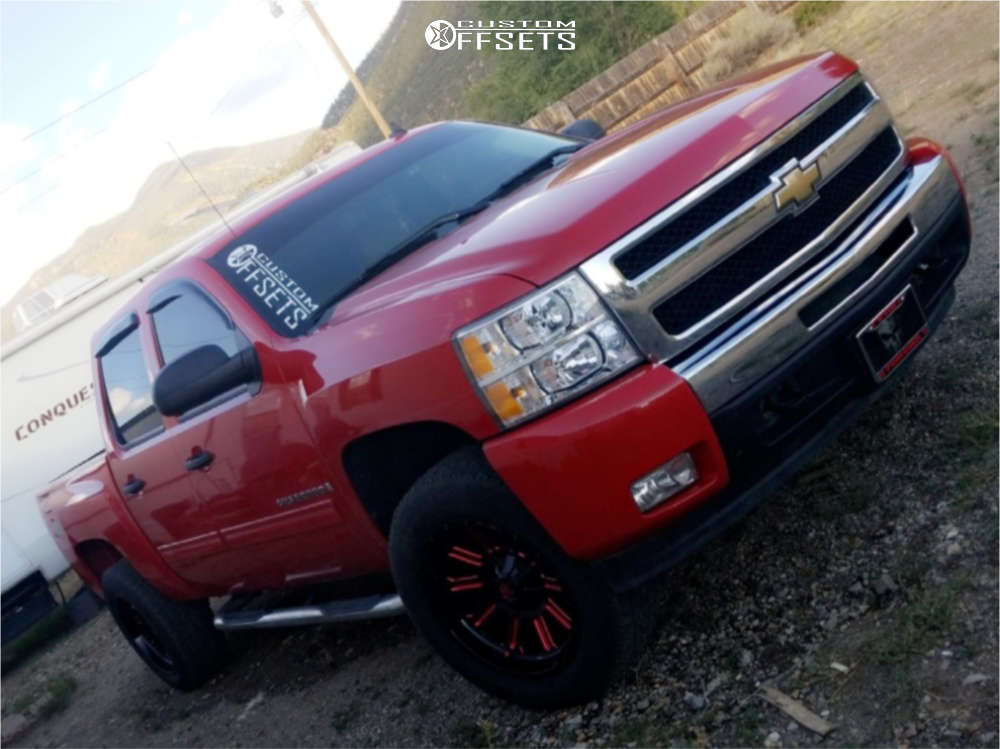2009 Chevrolet Silverado 1500 with 20x10 -18 Fuel Hardline and 275 ...