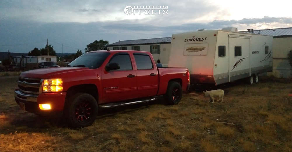 2009 Chevrolet Silverado 1500 with 20x10 -18 Fuel Hardline and 275 ...