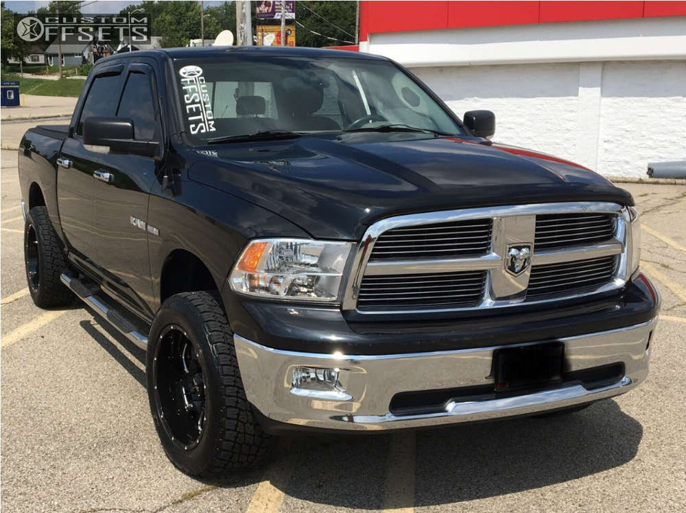 2009 Dodge Ram 1500 with 20x10 -25 Ultra Carnage and 275/55R20 Nitto ...