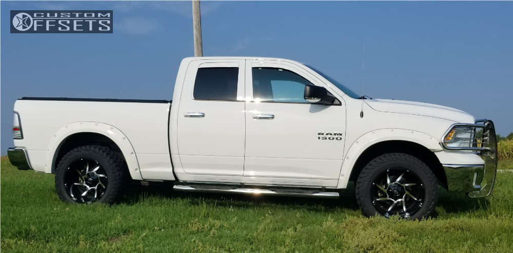 2015 Ram 1500 with 20x12 -51 Vision Prowler and 305/55R20 AMP Terrain ...