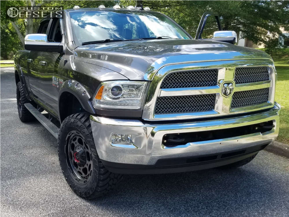 2014 Ram 2500 with 20x9 18 XD XD837 and 35/12.5R20 AMP Mud Terrain ...