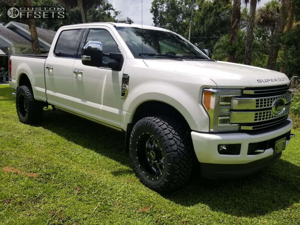 2019 Ford F-250 with 20x10 -19 Sota Scar and 35/12.5R20 Nitto Ridge ...