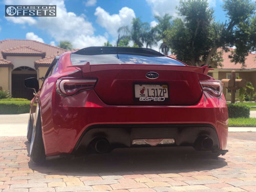 2014 Subaru BRZ with 18x10.5 20 MTechnica Aero Wheels and 245/35R18 ...