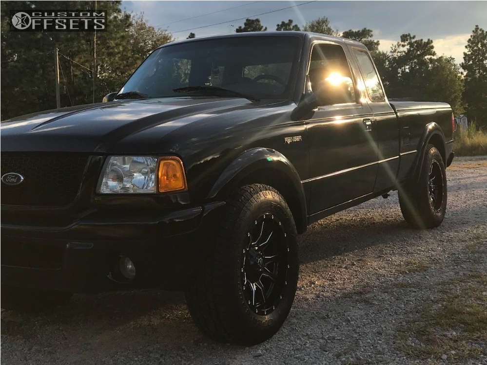 2003 Ford Ranger with 18x9 -12 Fuel Vandal and 265/70R18 Toyo Tires ...