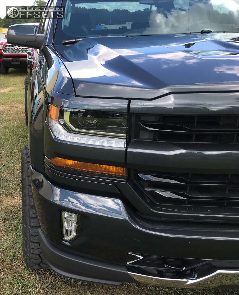 2018 Chevrolet Silverado 1500 with 20x10 -25 Sota Awol and 33/12.5R20 Nitto Ridge Grappler and ...