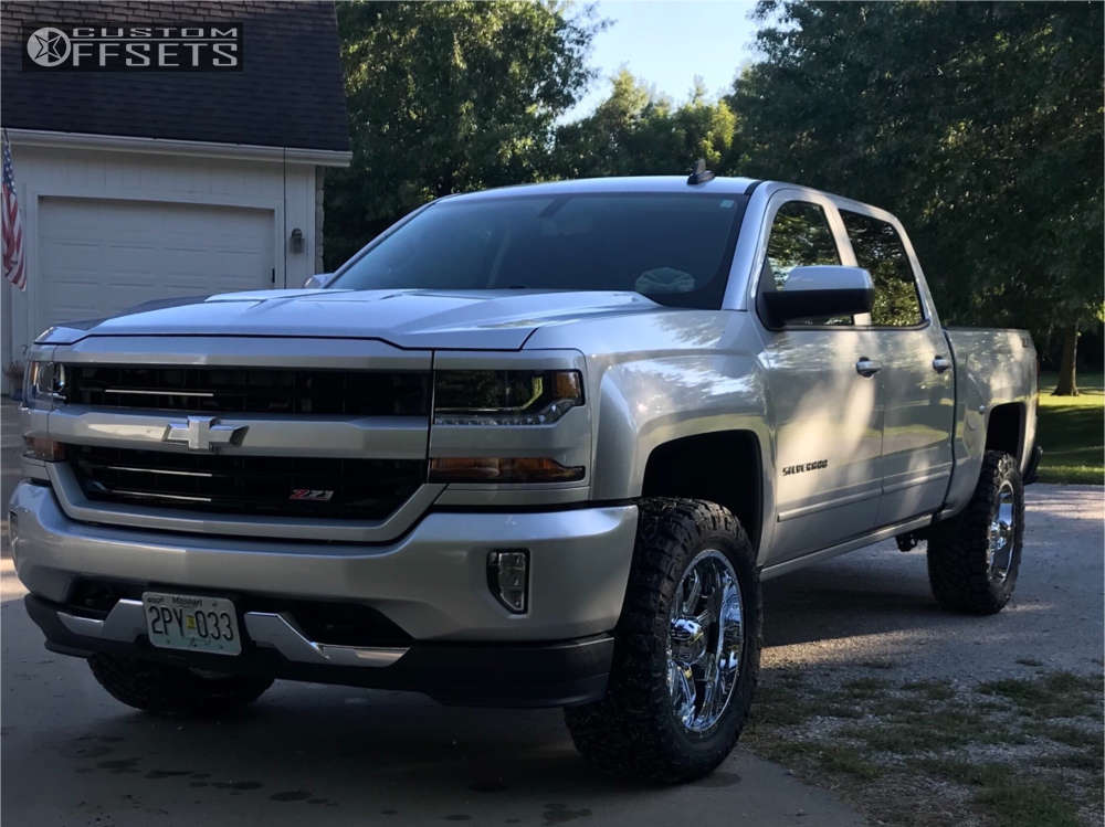 2018 Chevrolet Silverado 1500 with 20x9 0 Raceline Assault and 295 ...