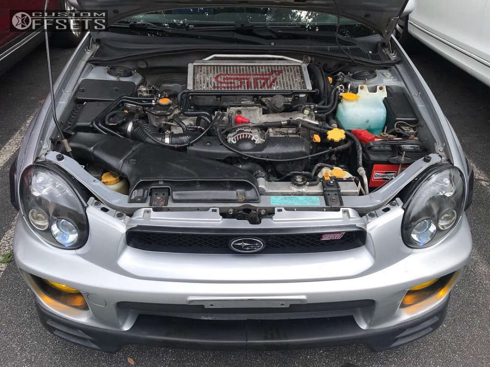 2002 Subaru WRX with 18x8.5 37 BBS RC 336 and 235/40R18 Falken Azenis ...