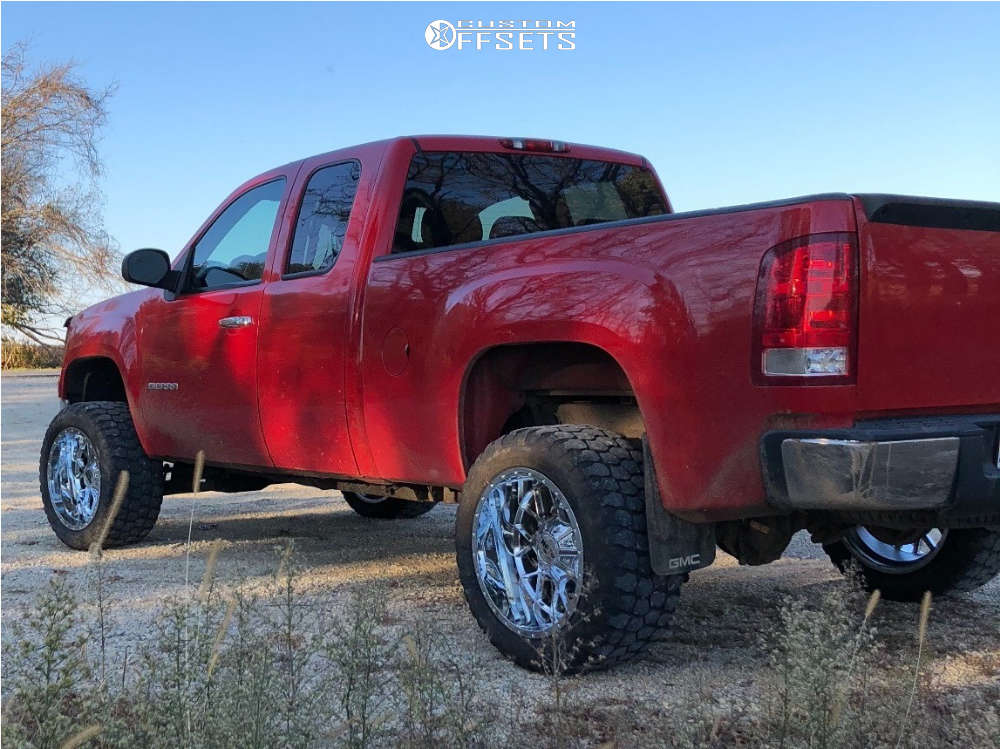 2008 GMC Sierra 1500 with 20x12 -44 Moto Metal MO986 and 33/12.5R20 ...