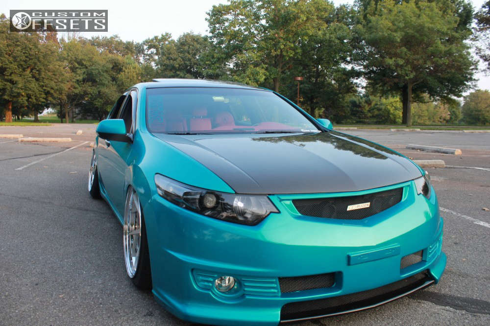 2013 Acura TSX with 20x10 25 RSV Forged Rss-14 S2 Profile and 245/35R20 ...