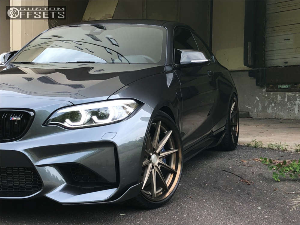 2018 BMW M2 with 20x9 20 Vossen Vws1 and 245/30R20 Michelin Pilot Sport ...