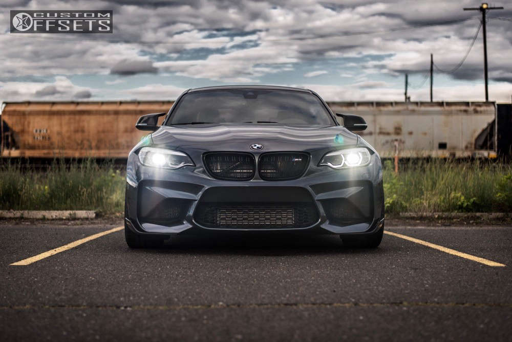 2018 BMW M2 with 20x9 20 Vossen Vws1 and 245/30R20 Michelin Pilot Sport ...