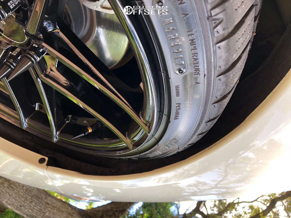 2017 Subaru WRX with 18x9.5 35 Enkei TY5 and 235/35R18 Sumitomo HTR A/S ...