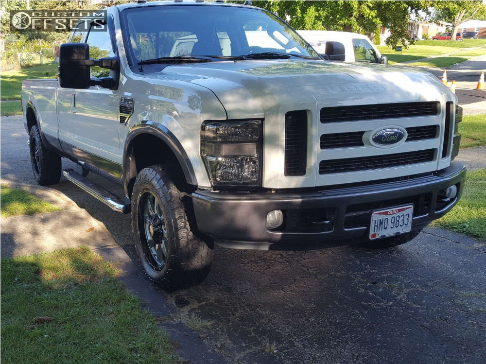 2008 Ford F-250 Super Duty with 20x9 18 Moto Metal MO970 and 275/60R20 ...