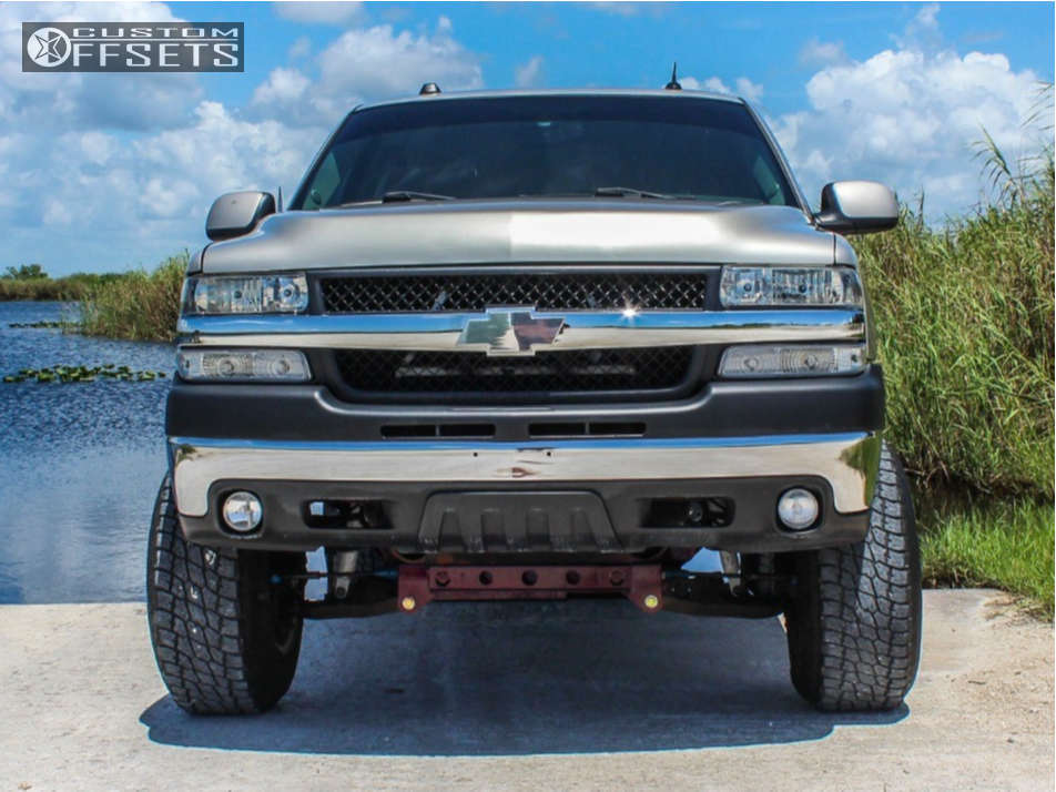 2005 Chevrolet Tahoe with 16x12 -48 Weld Racing Scorpio and 285/75R16 ...