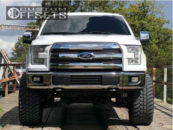 2015 Ford F-150 with 24x12 -44 Scorpion Sc10 and 35/13.5R24 AMP Mud Terrain Attack Mt A and ...