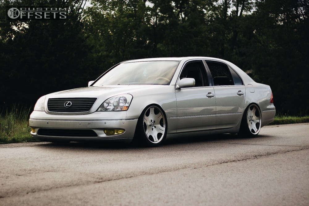 2003 Lexus LS430 with 19x9 40 Rays Engineering Glassenheit Anceltion ...