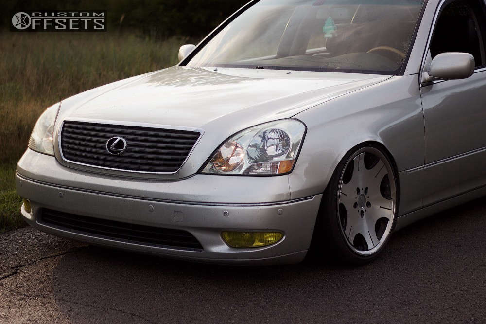 2003 Lexus LS430 with 19x9 40 Rays Engineering Glassenheit Anceltion ...