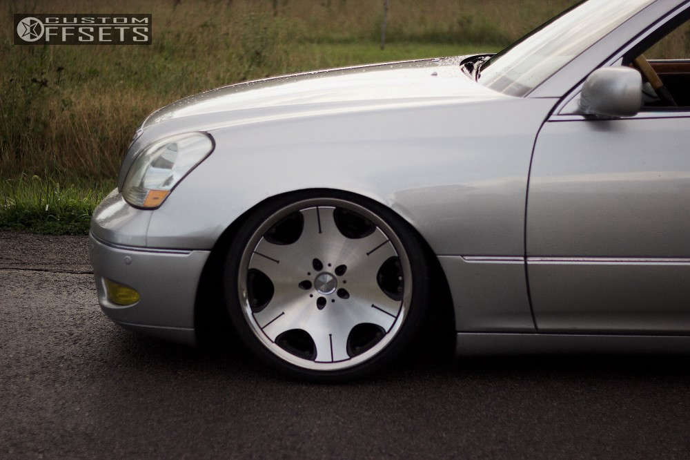 2003 Lexus LS430 with 19x9 40 Rays Engineering Glassenheit Anceltion ...
