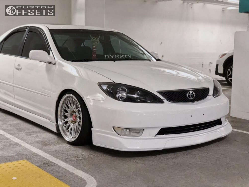 2005 Toyota Camry with 18x9.5 25 VIP Modular Vrc110 and 215/35R18 ...