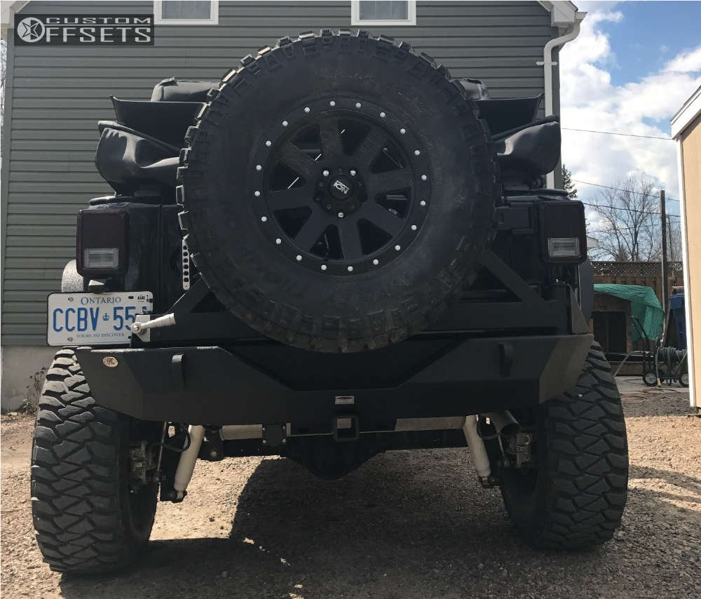 2017 Jeep Wrangler with 17x8.5 -6 Alloy Ion Style 134 and 315/70R17 ...