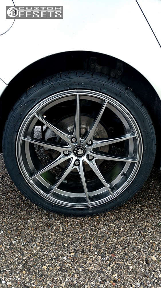 2012 Buick Regal with 20x8.5 35 Konig Oversteer and 255/35R20 Nitto ...