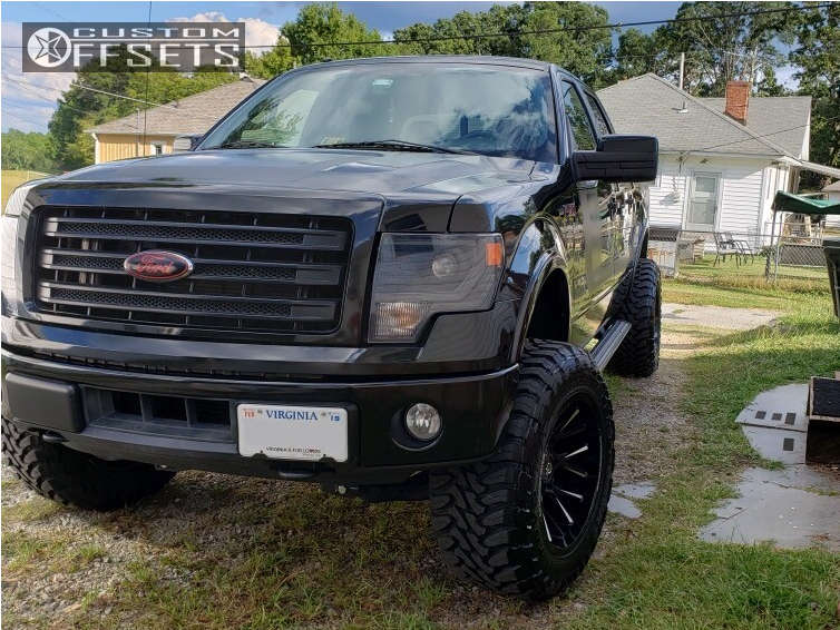 2014 Ford F-150 with 20x12 -44 Dropstars 654bm and 35/13.5R20 Toyo ...