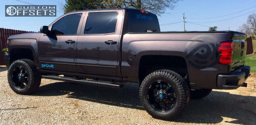 2014 Chevrolet Silverado 1500 with 20x9 -12 Ballistic Morax and 35/12.5R20 Atturo Trail Blade XT ...