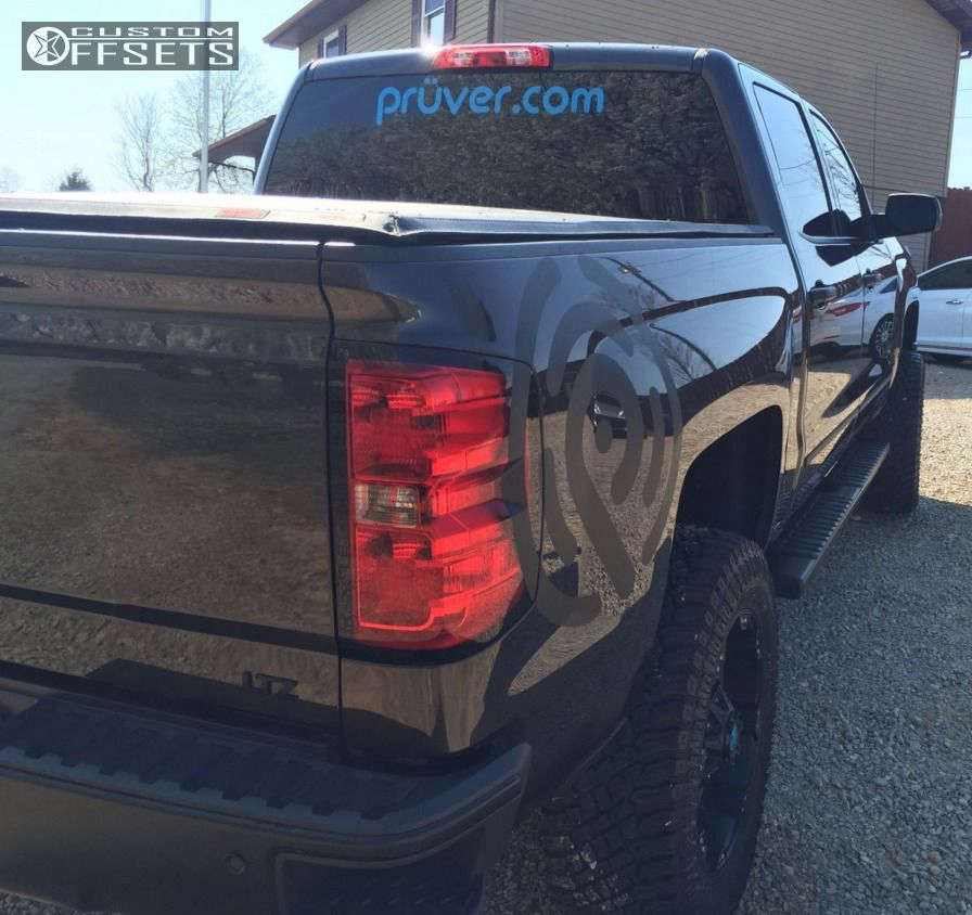2014 Chevrolet Silverado 1500 with 20x9 -12 Ballistic Morax and 35/12.5R20 Atturo Trail Blade XT ...