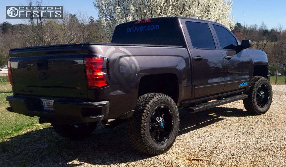 2014 Chevrolet Silverado 1500 with 20x9 -12 Ballistic Morax and 35/12.5R20 Atturo Trail Blade XT ...