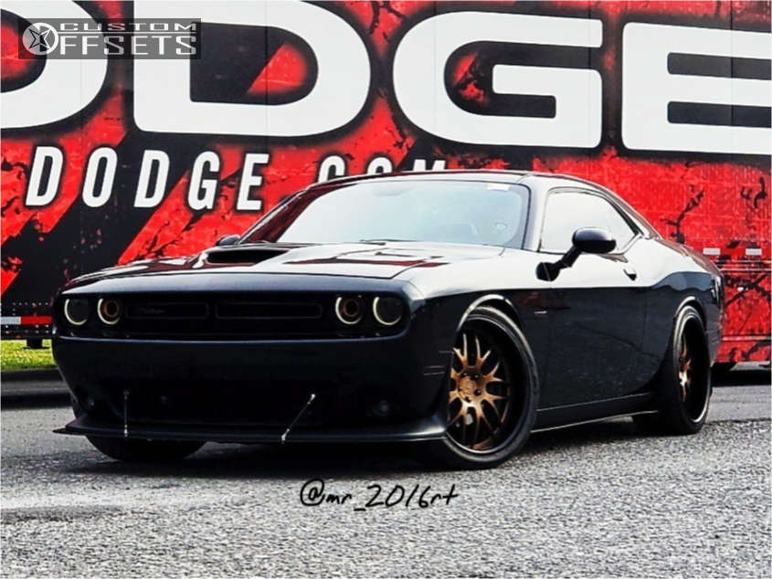 2016 Dodge Challenger with 22x9 20 US Mags Pro Touring U703 and 265 ...