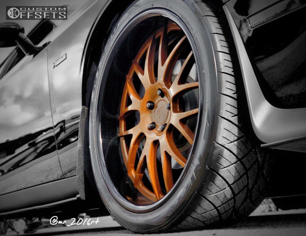 2016 Dodge Challenger with 22x9 20 US Mags Pro Touring U703 and 265 ...