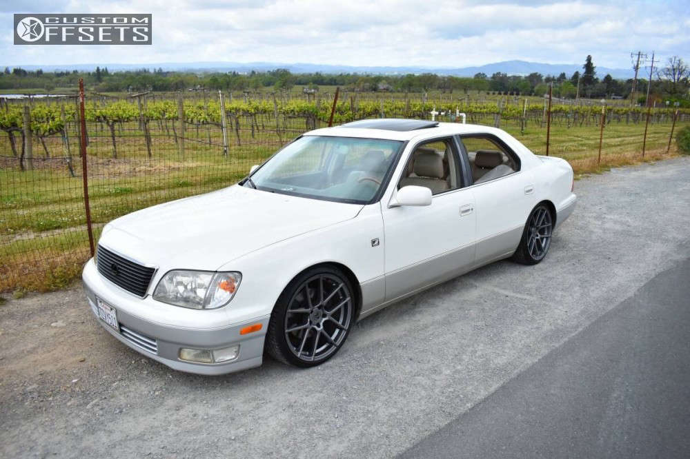 1999 Lexus LS400 with 19x8.5 34 Verde Axis and 225/35R19 Ironman Radial ...
