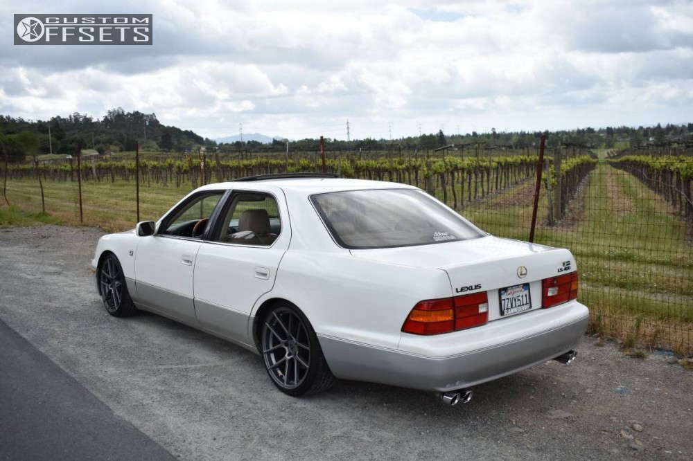 1999 Lexus LS400 with 19x8.5 34 Verde Axis and 225/35R19 Ironman Radial ...