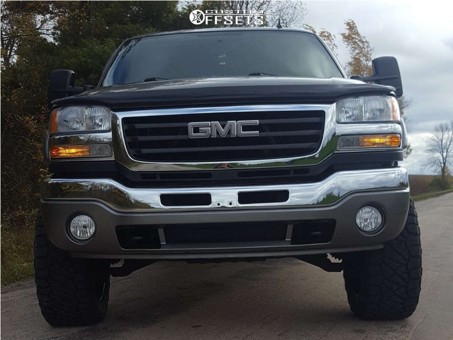 2006 GMC Sierra 2500 HD with 20x10 -19 Sota Scar and 295/55R20 Nitto ...