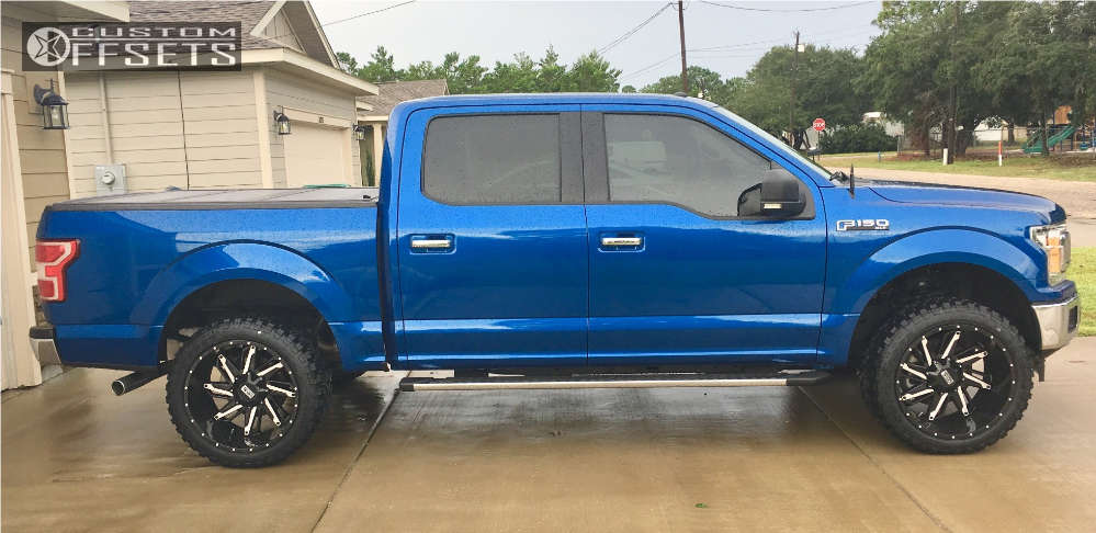2018 Ford F-150 with 22x12 -44 Twisted Offroad Razor and 33/12.5R22 ...