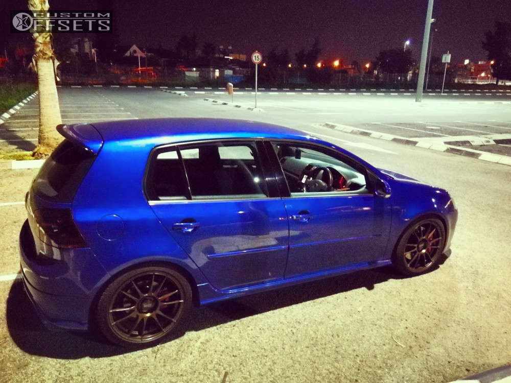 2007 Volkswagen GTI with 18x8 35 OZ Racing Ultraleggera HLT and 225 ...