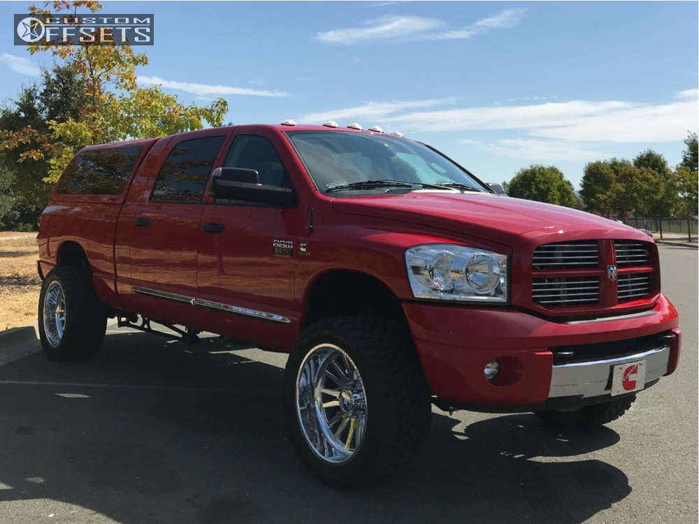 2007 Dodge Ram 2500 with 22x12 -55 American Force Quantum Cc and 355 ...