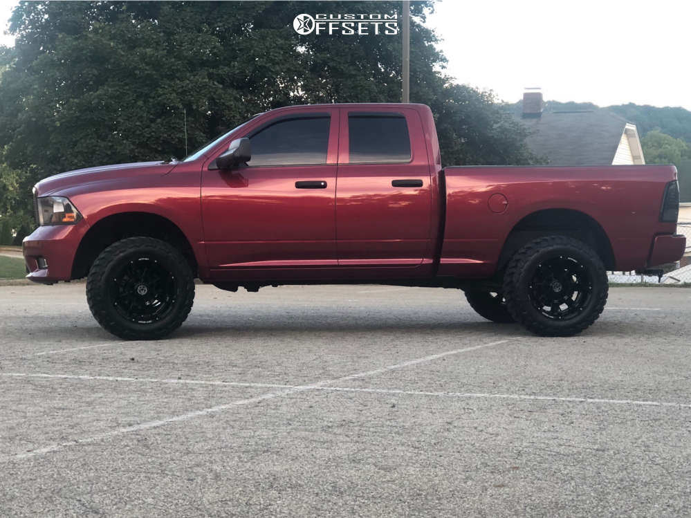 2012 Ram 1500 with 20x12 -44 Anthem Off-Road Defender and 35/12.5R20 ...
