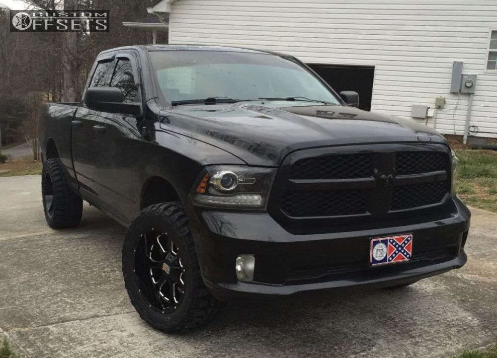 2014 Ram 1500 with 20x10 -24 XD Buck and 33/12.5R20 Federal Couragia MT ...